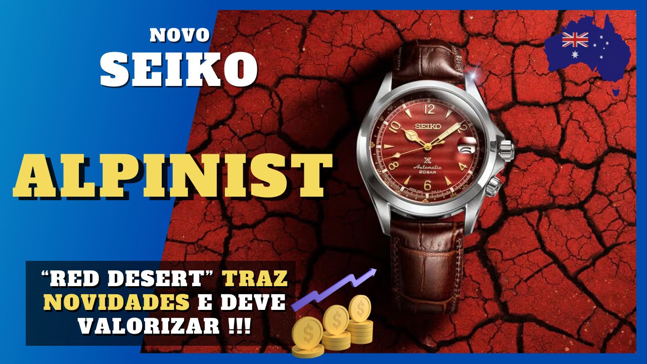 está prometendo… Novo SEIKO ALPINIST SPB489 traz mostrador INÉDITO e ...